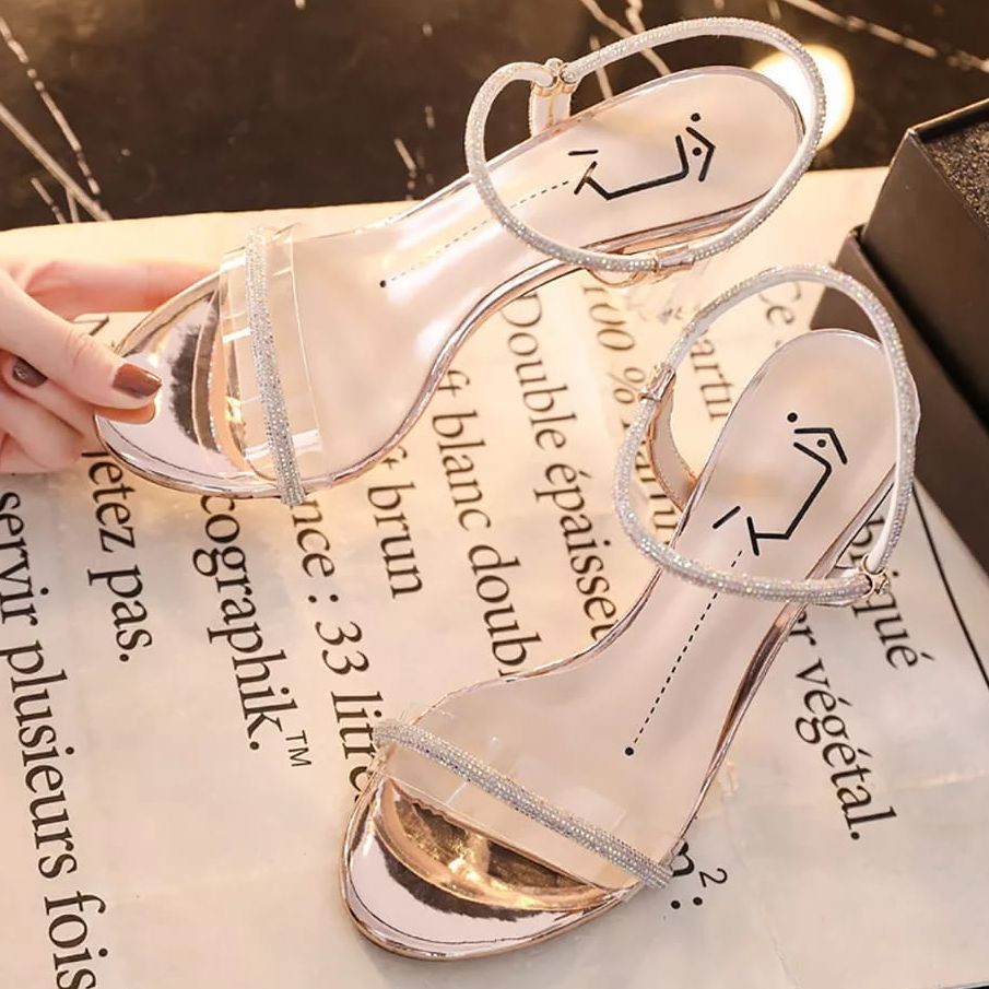 Jual JURAGAN ONLINE - SANDAL WISUDA SANDAL HILS HIGH HEELS WANITA ANDIN ...