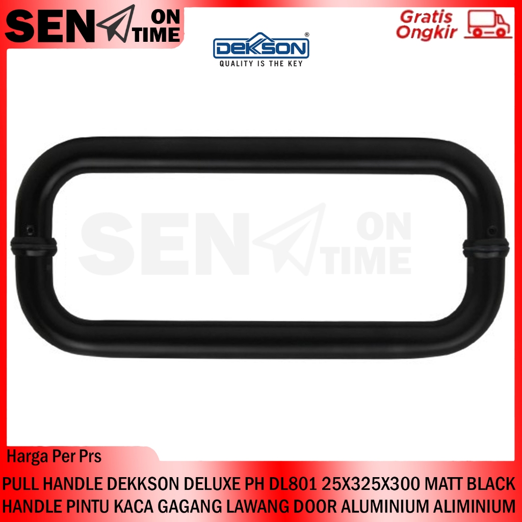 Jual Pull Handle Dekkson Deluxe Ph Dl801 25x325x300 Matt Black Handle ...