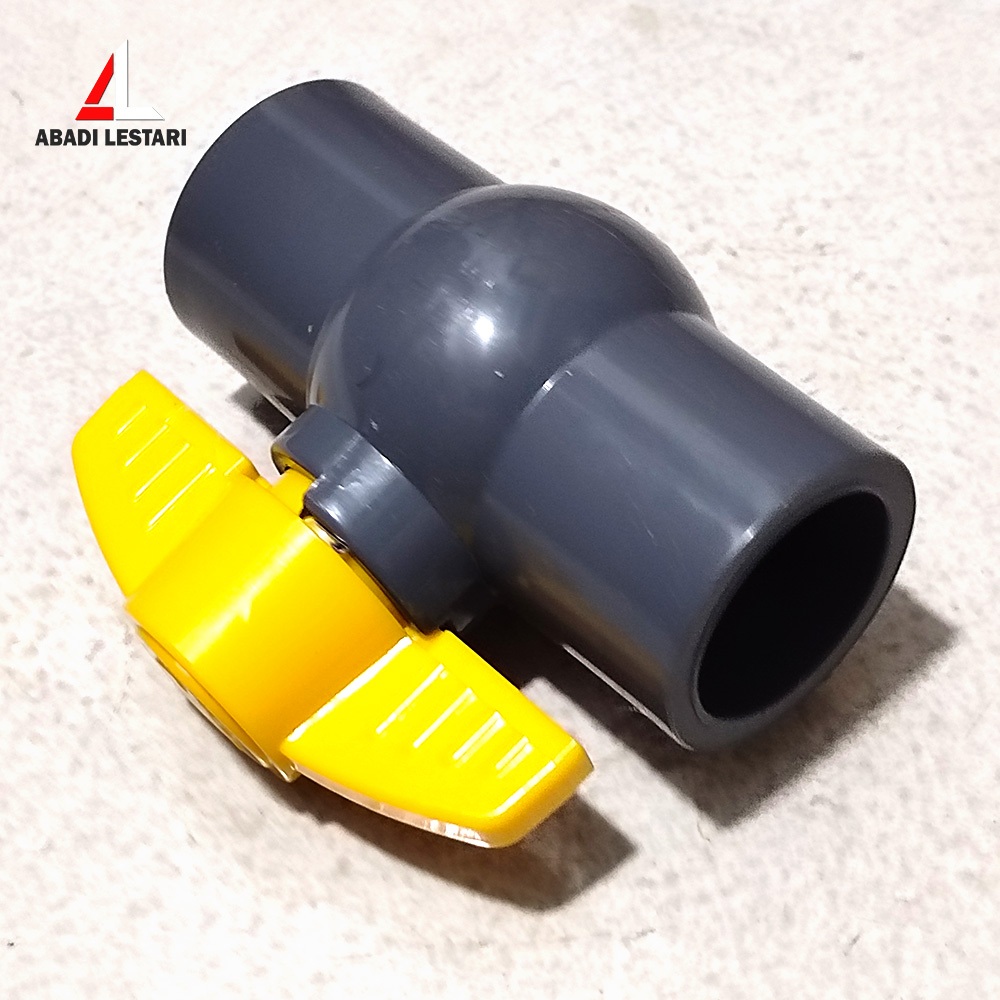 Jual STOP KRAN BALL VALVE PVC ONDA / STOP KERAN PVC TEBAL 1/2"- 3/4"-1 ...
