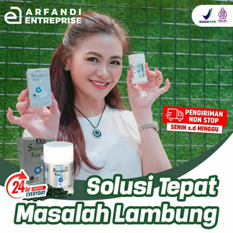 Jual [600 Tabs] Supergreen Food Suplemen Chlorella Spirulina Obat Asam ...