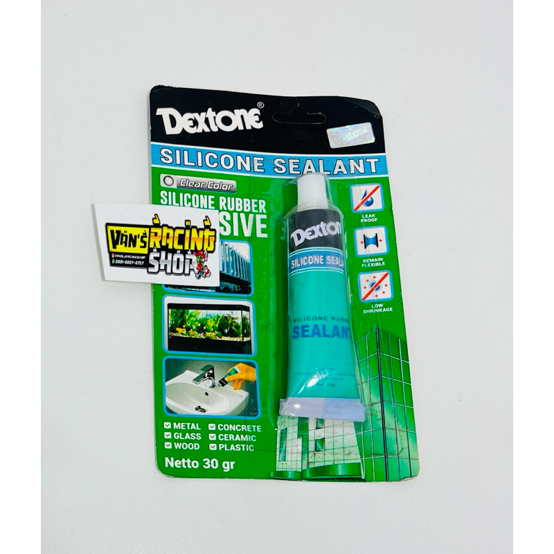 Jual LEM DEXTONE SILICONE SEALENT KECIL | LEM KACA BENING 30GR ...
