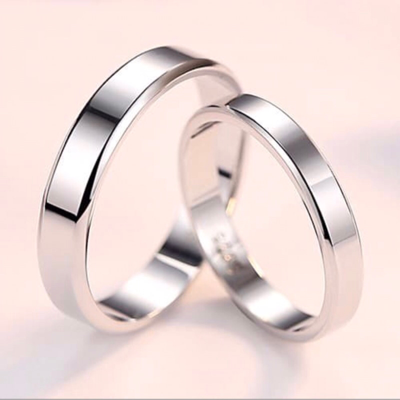 Jual Cincin Nikah Kawin Polos Lis Perak Silver S925 Ukir Nama ...