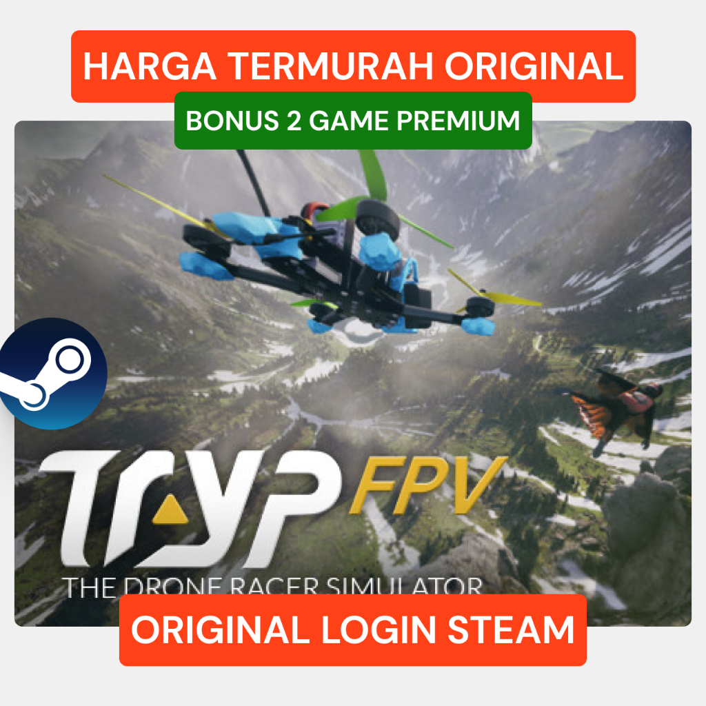 Jual TRYP FPV : The Drone Racer Simulator ORIGINAL LOGIN STIM GAME PC LAPTOP BONUS GAME | Shopee ...