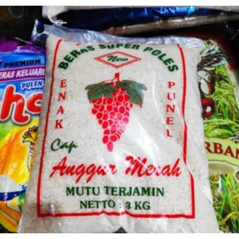 Jual Beras Anggur 3kg | Shopee Indonesia