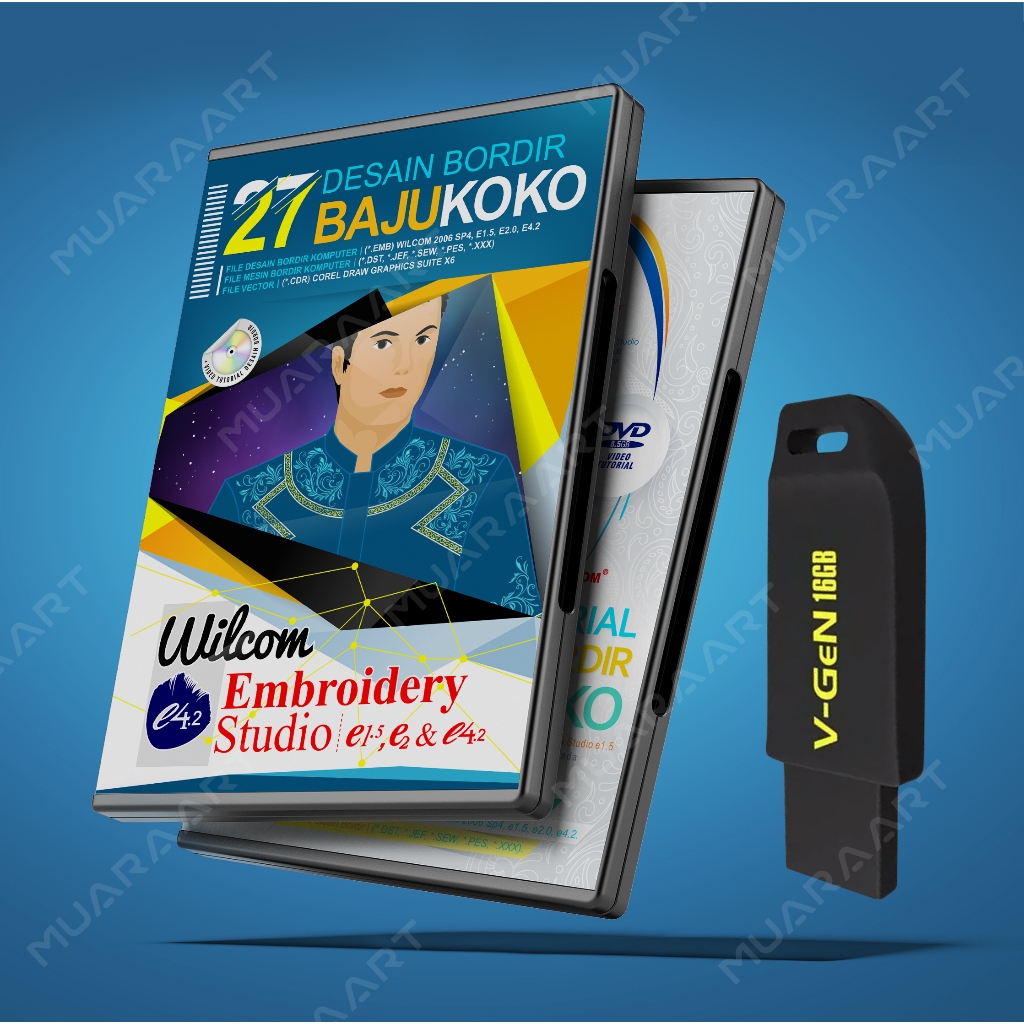 Jual Paket Hemat DVD dan FLASHDISK Desain Bordir Baju Koko dan Tutorial Desain Bordir Baju Koko ...