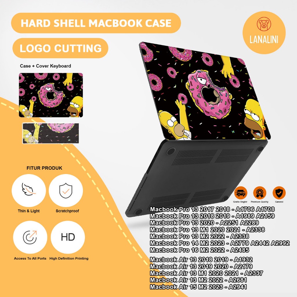 Jual Case Casing Simpson Hardcase Protective Pelindung Laptop MacBook ...