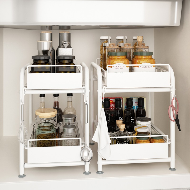 Jual WARM LAB Lemari Geser Keranjang Tarik Keluar Laci Organizer Dapur ...