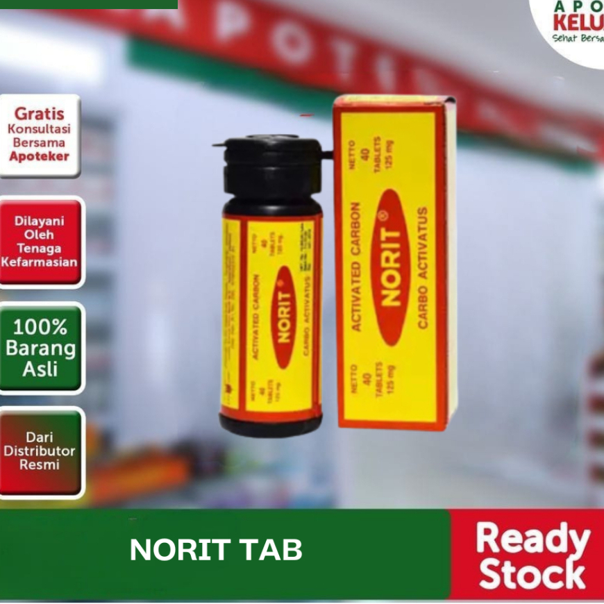 Jual NORIT TABLET #MEMBANTU MENGATASI DIARE, MENYERAP RACUN DALAM PERUT ...