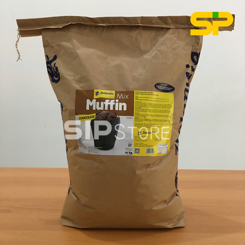 Jual ZEELANDIA Muffin Mix Chocolate @10kg / Tepung Premiks Kue Muffin Coklat 10kg (BAG) | Shopee ...