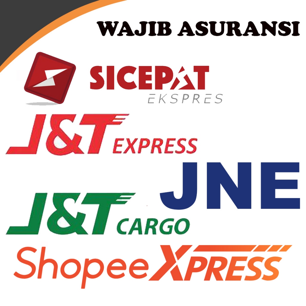 Jual WAJIB ASURANSI GOJEK GRAB ANTERAJA SHOPEE EXPRESS JNE SICEPAT JNT / J&T REGULER - CARGO ...