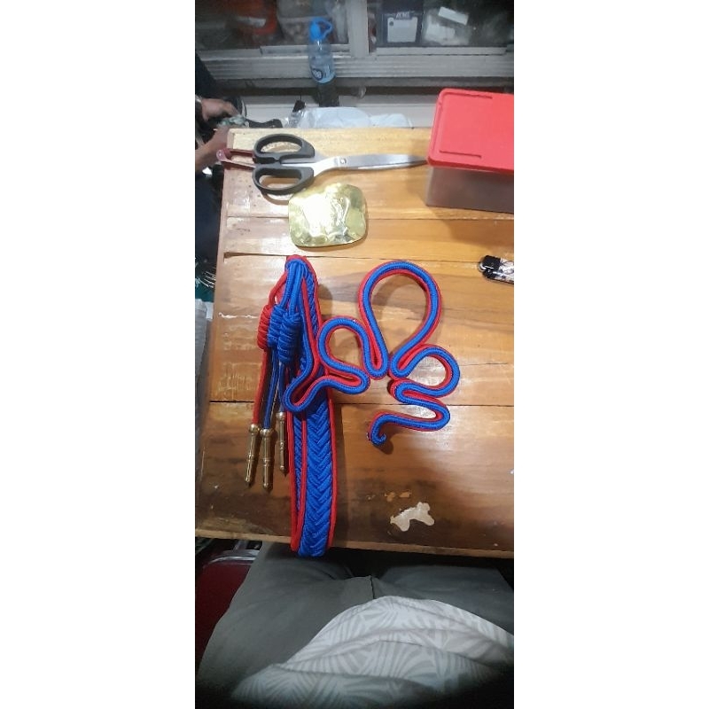 Jual talikur komando taruna pembangunan warna biru list merah bandul ...