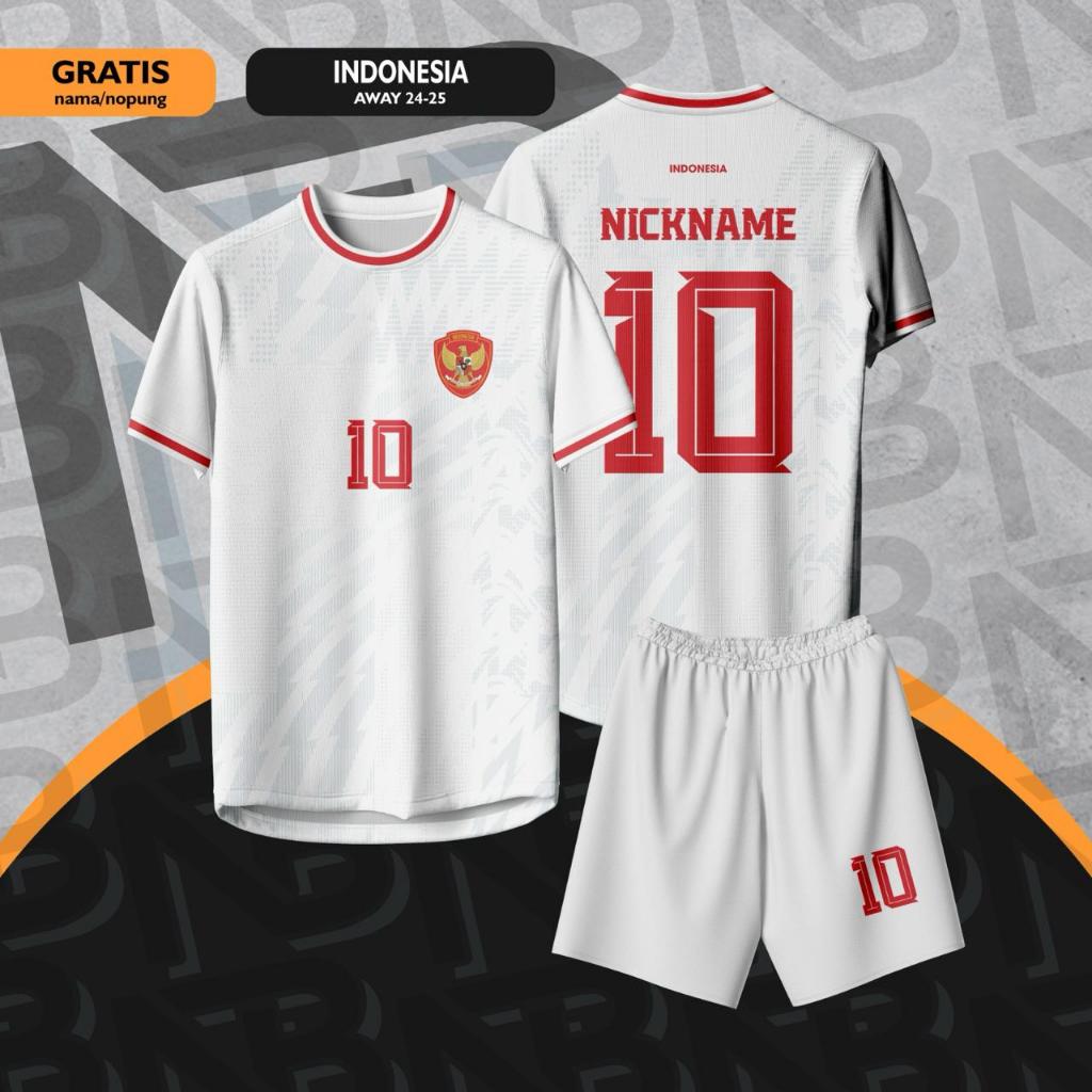 Jual Jersey Bola Timnas Indonesia Away 2024 | Shopee Indonesia