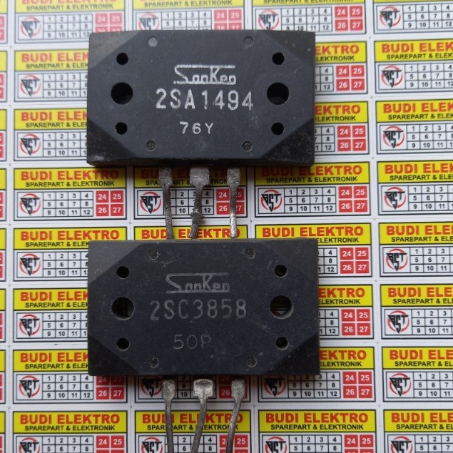 Jual Transistor SANKEN 2SA1494 - 2SC3858 2SA1619 - 2SC2922 2SA1295 ...