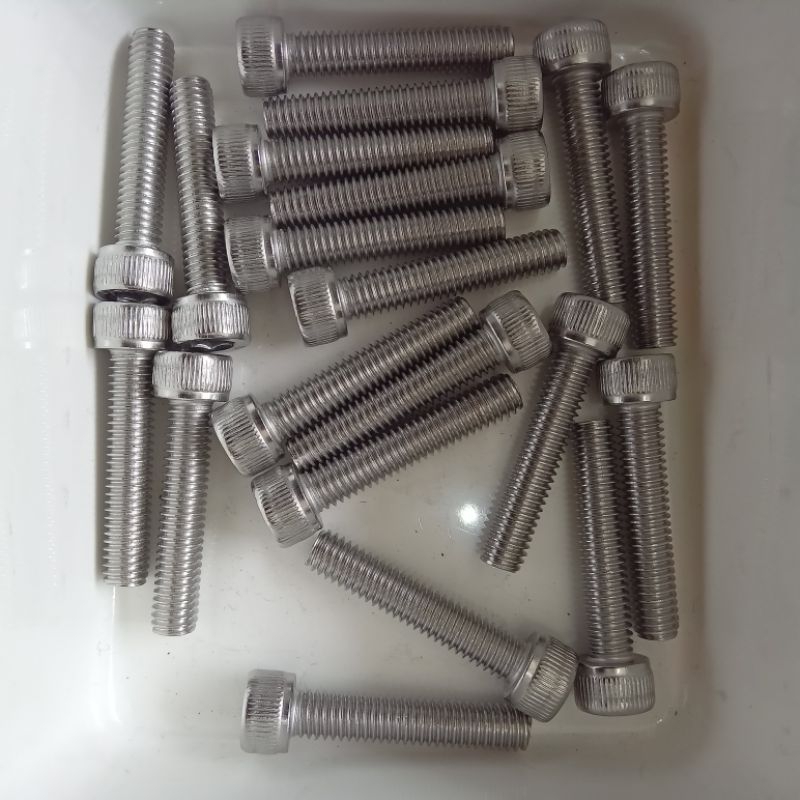 Jual SUS304 Baut L M6 × 35 Stainless Steel/ Baut Socket/Baut Stainless | Shopee Indonesia