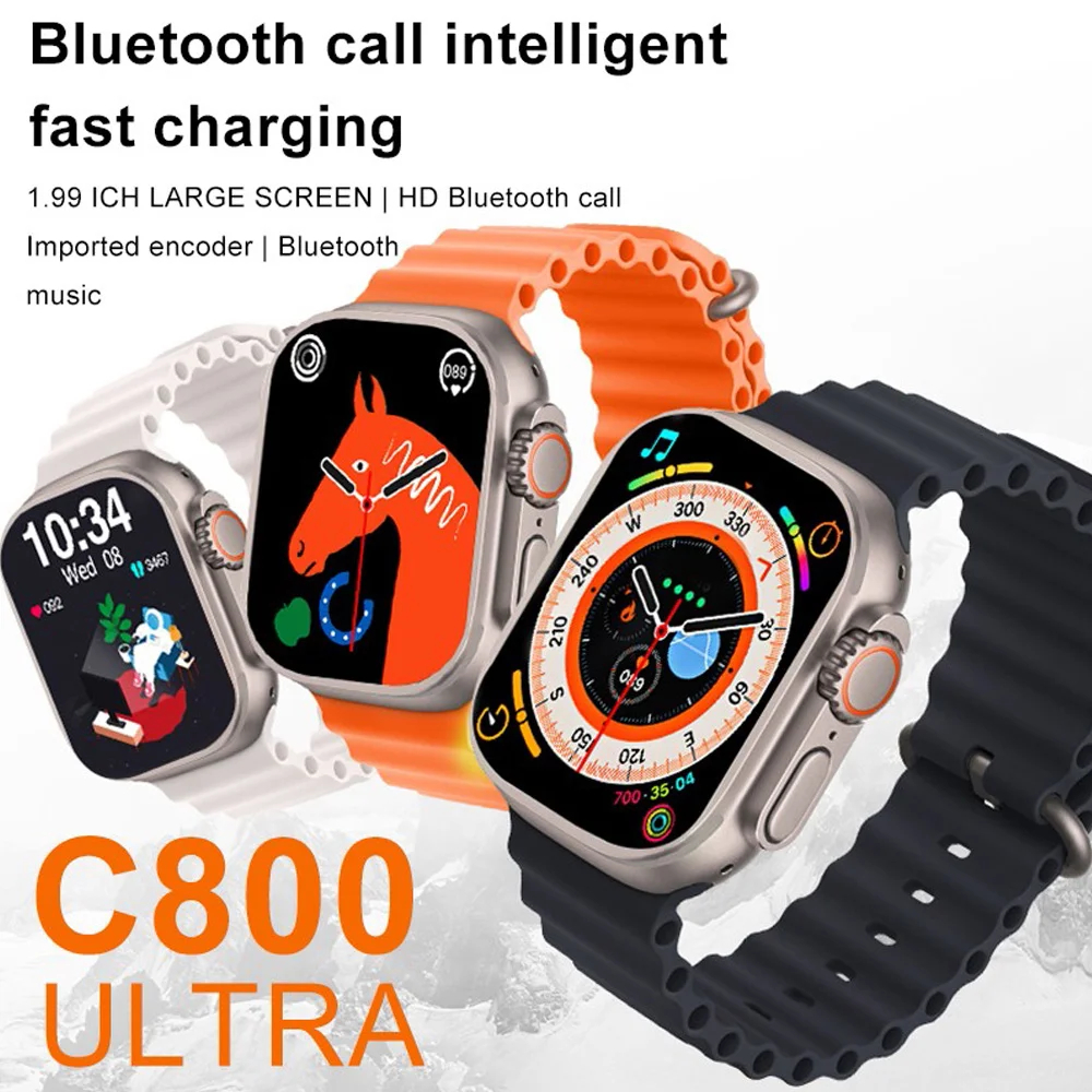 Jual Trend - Smartwatch C800 Ultra 2 Pemantauan Cerdas Bluetooth Call AI Voice Smart Sports ...
