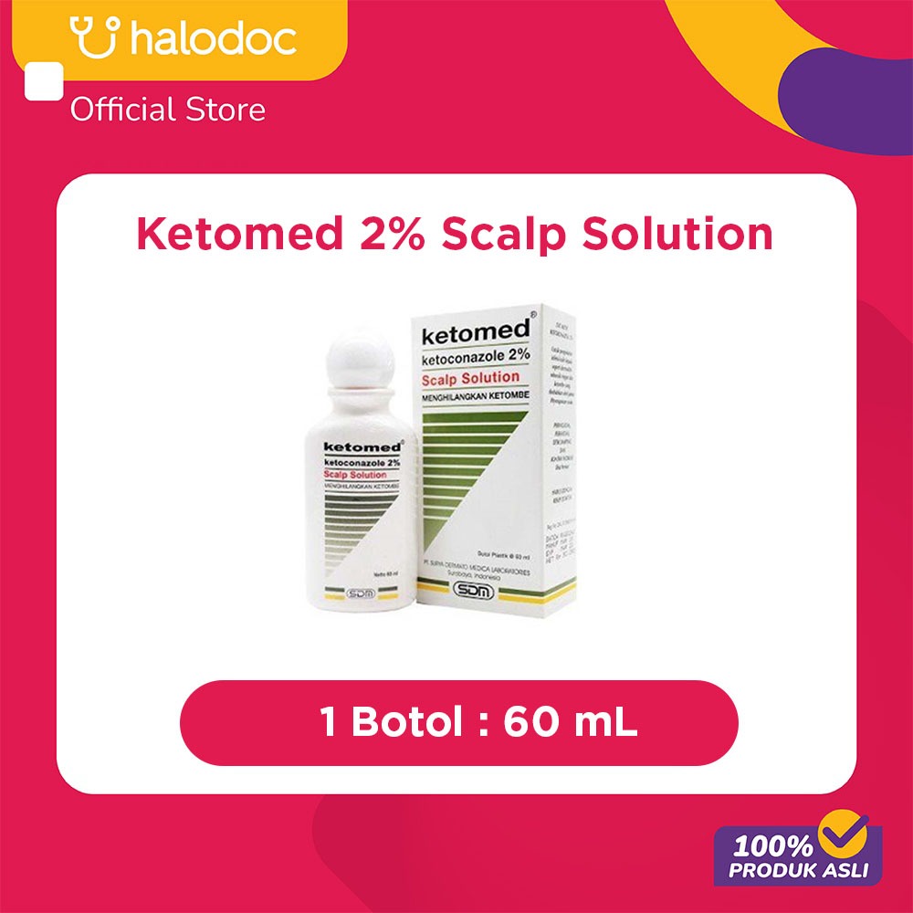 Jual Ketomed 2% Scalp Solution 60 Ml | Shopee Indonesia