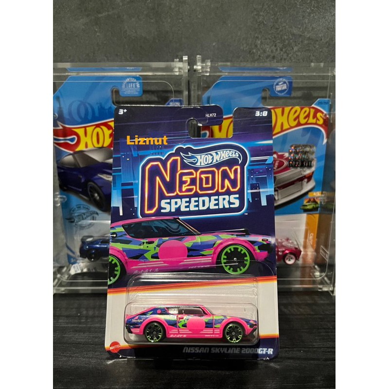 Jual HotWheels NISSAN SKYLINE 2000GT-R / GTR Pink NEON SPEEDERS ( BACA ...