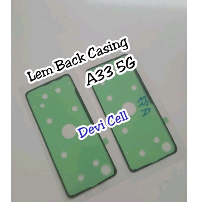 Jual Lem adhesive backdoor Samsung A33 5G / sticker perekat cover ...