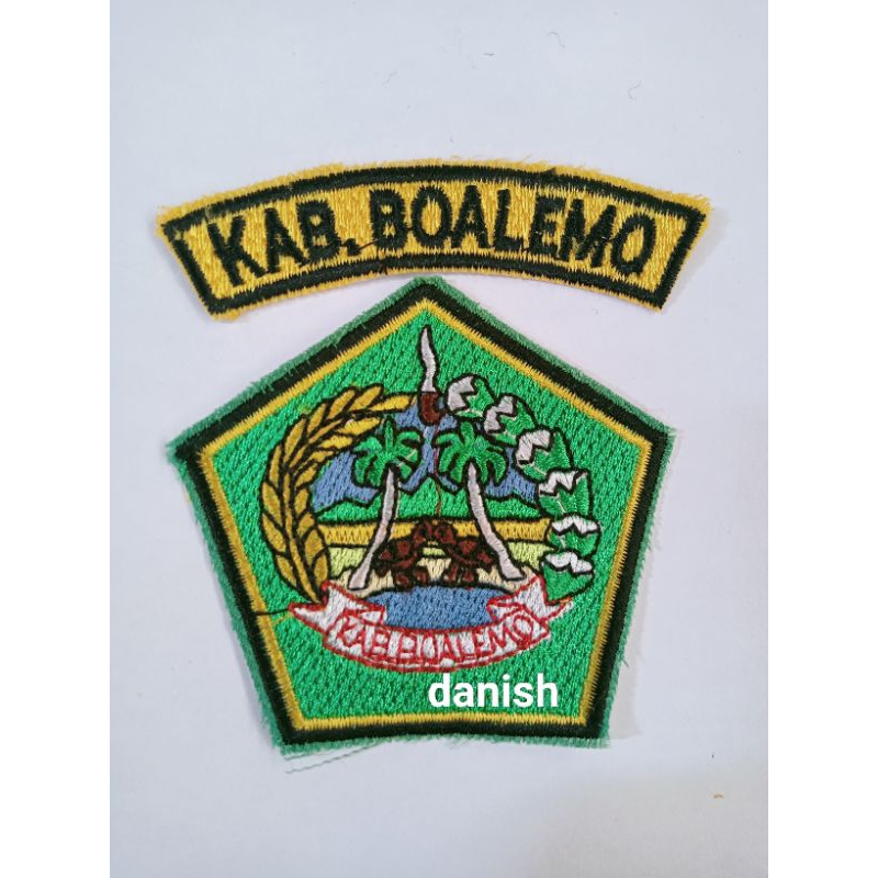 Jual BET BORDIR LOGO LAMBANG PEMKAB KABUPATEN BOALEMO | Shopee Indonesia