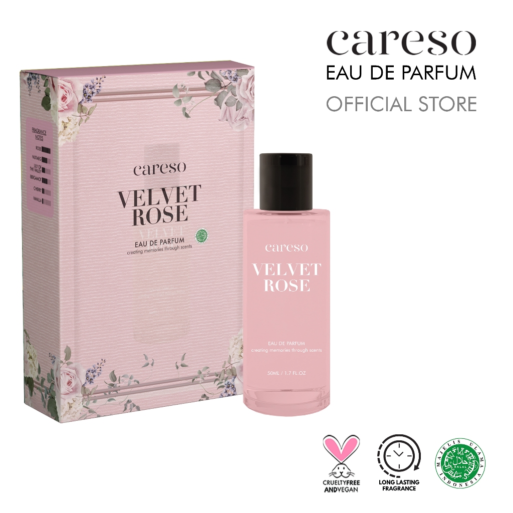 Jual CARESO - Velvet Rose EDP - 50ML | Shopee Indonesia