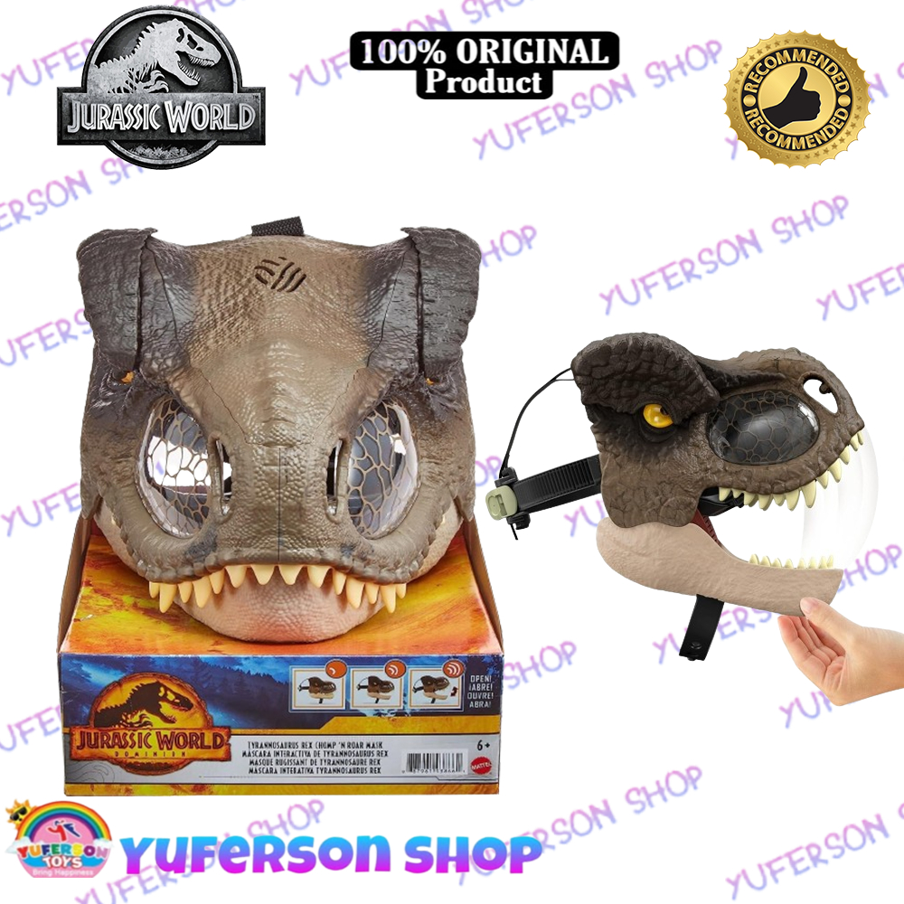 Jual Jurassic World Dominion Tyrannosaurus Rex Chomp N Roar Mask GWD71 ...