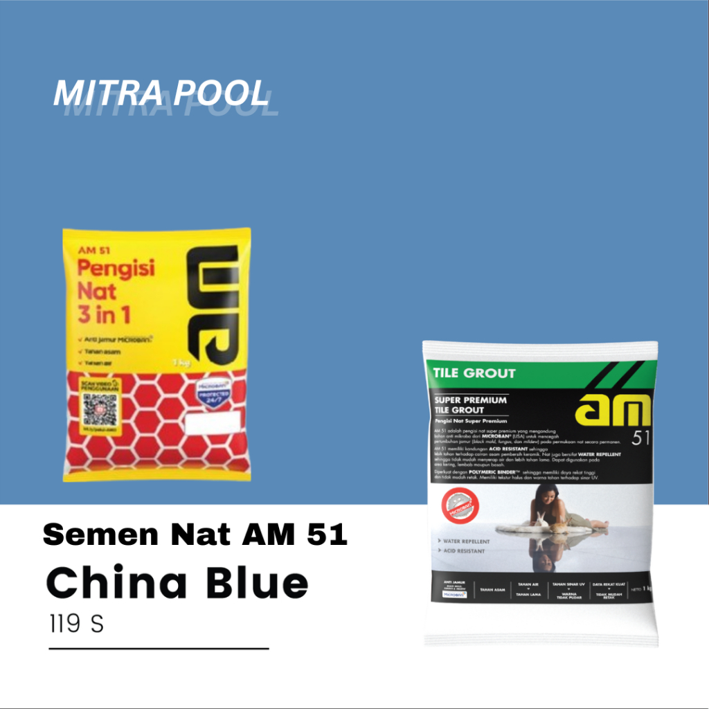 Jual Nat Keramik AM 51 AM51 | Pengisi Nat | Tile Grout 3 in 1 Anti ...