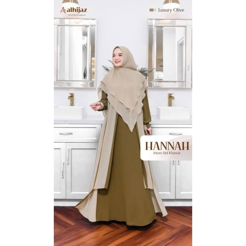Jual Imran Hannah by Alhijaz (Mom Set Khimar) | Shopee Indonesia