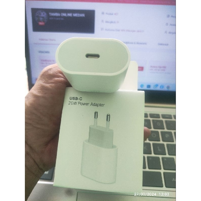 Jual Adaptor charger iPh 11 12 13 14 20w tipe c tepsi 20 watt | Shopee ...