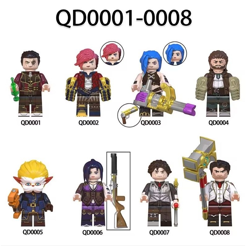 Jual Action figure league of legend lol silco Vi jynx vander heimerding ...