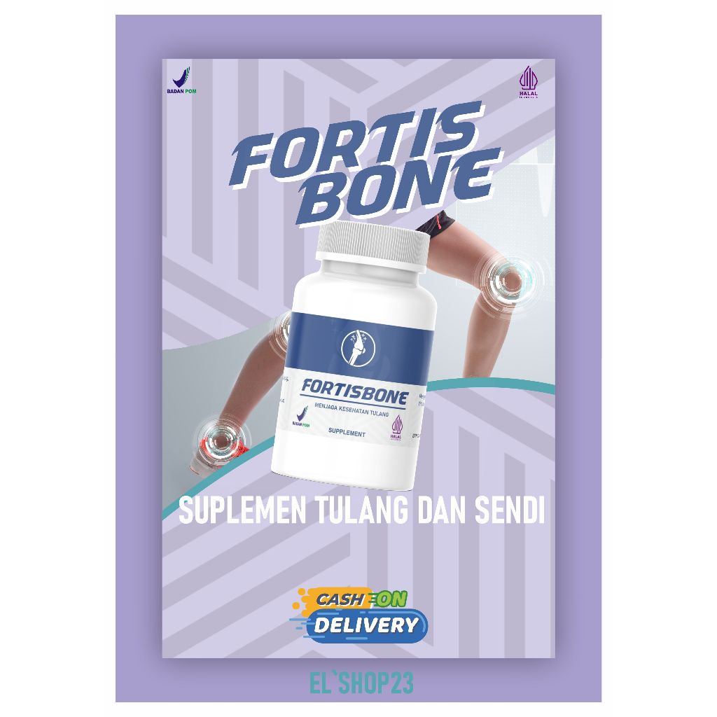 Jual Suplemen Tulang dan Sendi FORTISBONE Vitamin Persendian Obat Patah ...