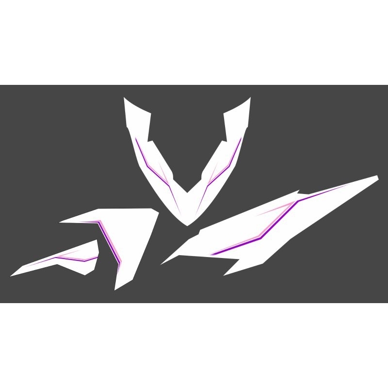 Jual Striping Sticker Vario led old 125i/150i transparan list simpel ...