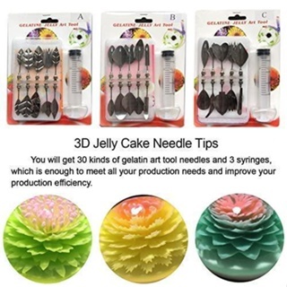 Jual Set Pudding Nozzle 3D Jelly Flower Cake Jello Gelatin Art Tool ...