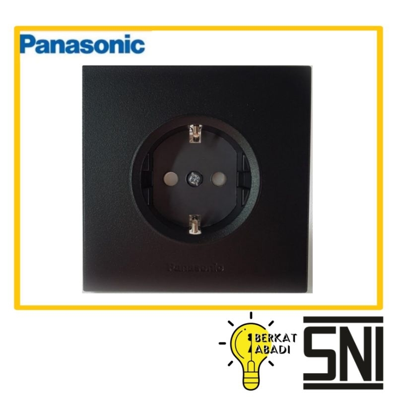 Jual Panasonic Stop Kontak Black Style E | Shopee Indonesia