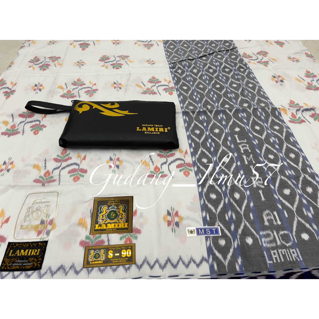 Jual Sarung Tenun LAMIRI MST MGT original 50% sutra motif kembangan ...