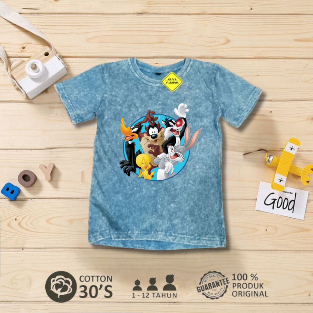 Jual Anak Ameh Baju Kaos Distro Anak Laki Laki Baju Washet Anak Laki & Perempuan Catoon Combed ...