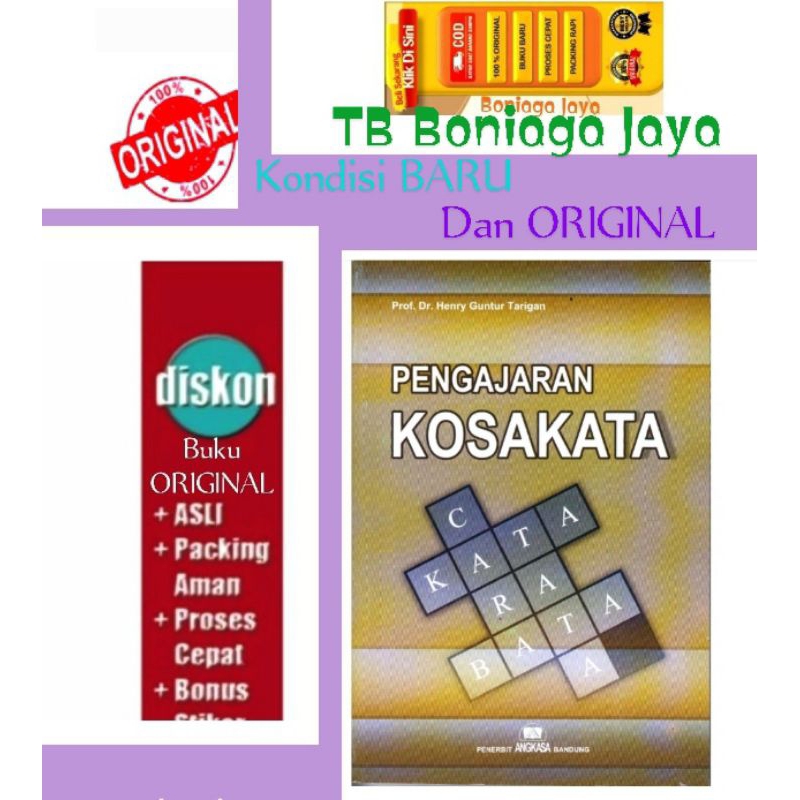 Jual Buku Pengajaran Kosakata - Prof. Dr. Henry Guntur Tarigan | Shopee ...