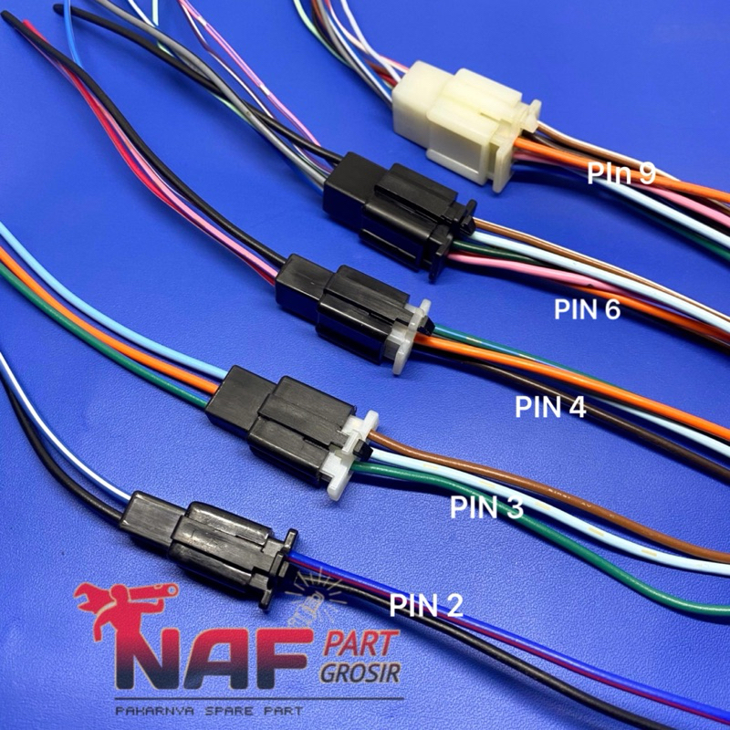 Jual SOCKET SOKET KABEL SAMBUNGAN PIN 2 3 4 6 9 MINI ORIGINAL UNIVERSAL ...