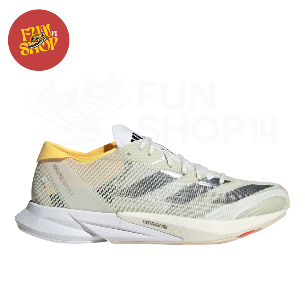 Jual Sepatu Lari Adidas Adizero Adios 8 Women Running Shoes Ivory/Iron ...