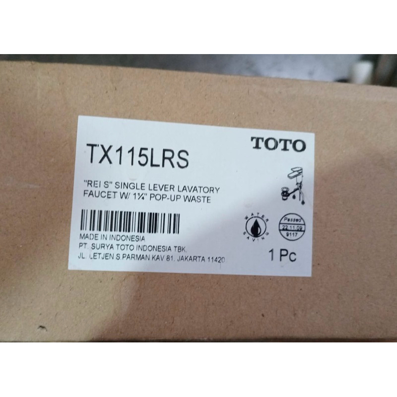 Jual Toto TX115LRS Kran Air Panas Dingin Wastafel Single Lever Lavatory ...
