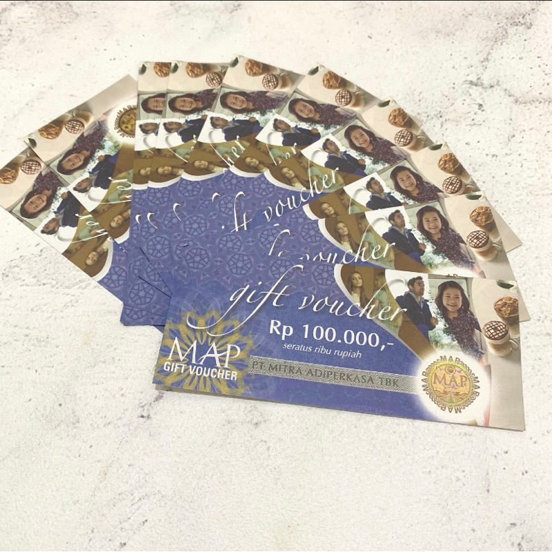 Jual Voucher MAP pecahan Rp 100,000 27 lembar (pesanan) | Shopee Indonesia