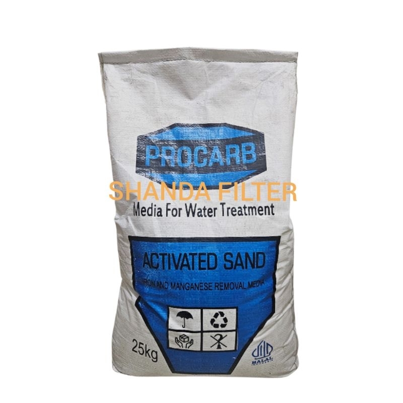 Jual Pasir Aktif Procarb / Media Filter Air Isi 25 Kg Activated Sand ...