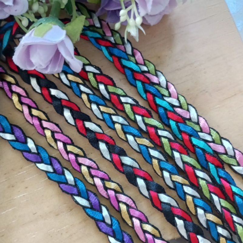 Jual 1 Meter Tali Gelang Tali Pipih Tali Prusik Tali Kepang Tali Masker ...