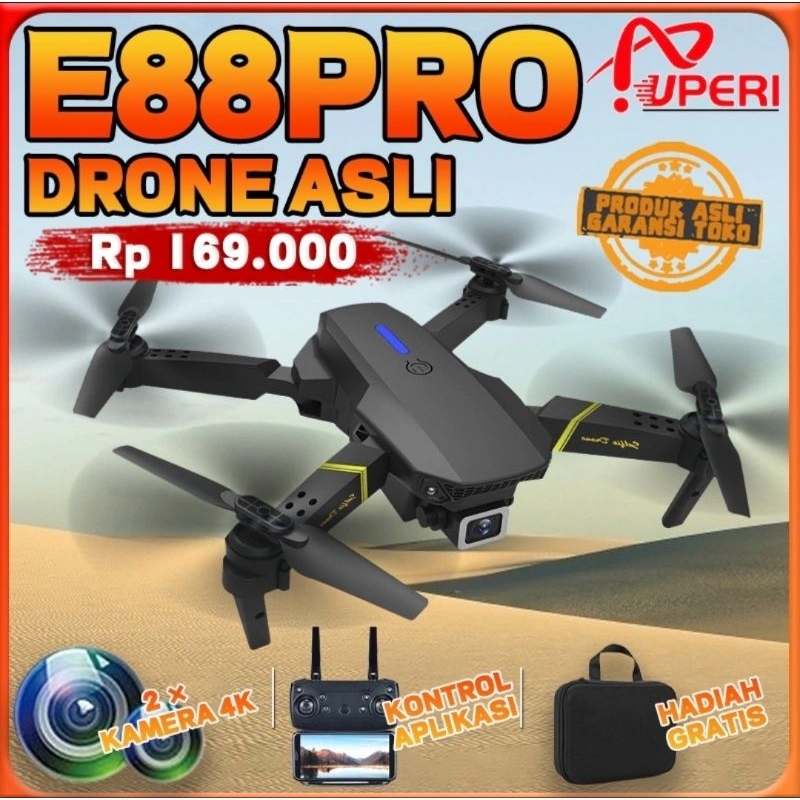 Jual Smart Drone E88 Pro 4K Second rasa Baru (drone soldout sisa battery dan remote saja ...