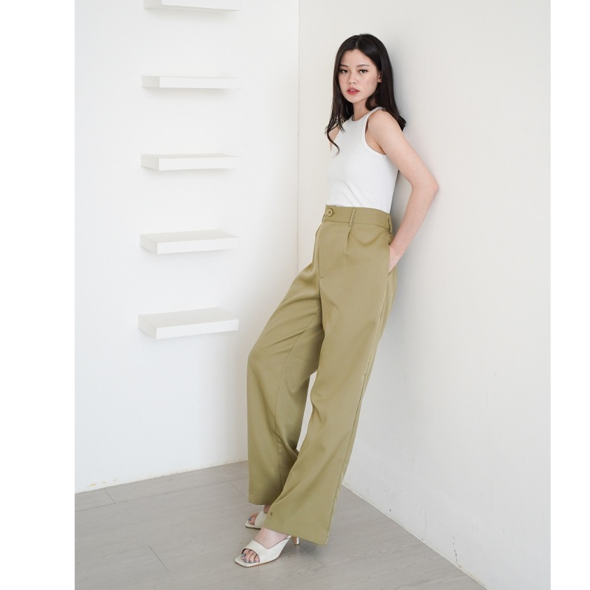 Jual ADA - Michelle Loose Pants #7602 | Shopee Indonesia