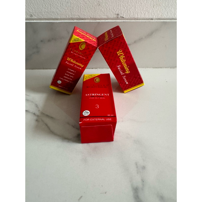 Jual PAKET CLARIDERM - TONER N SERUM CLARIDERM ORIGINAL | Shopee Indonesia