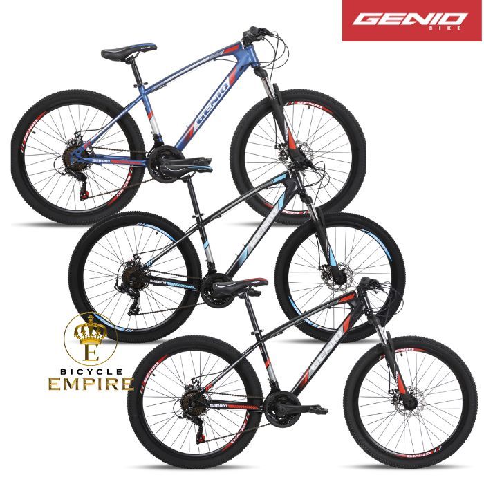 Jual Sepeda Gunung MTB Genio M345 27.5 M 345 Disc Brake Bicycle Empire | Shopee Indonesia