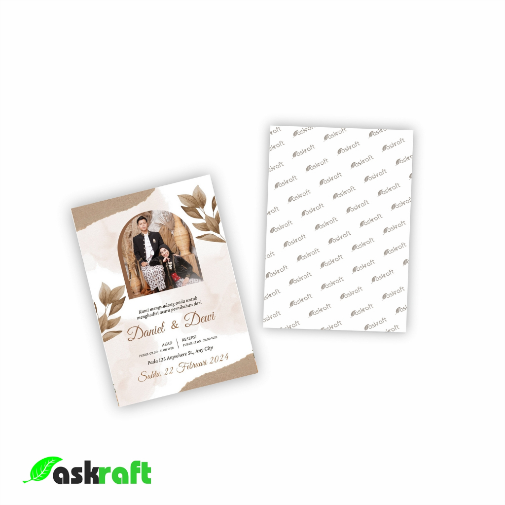Jual Askraft Undangan Pernikahan Full Foto | Shopee Indonesia