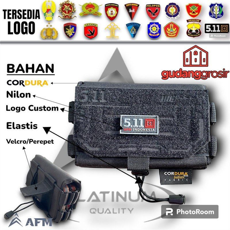 Jual Pouch HP Miring | Bebas Pilih Logo dan Warna | Sarung HP Tactical ...