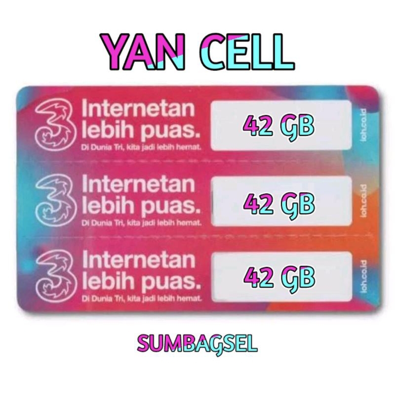 Jual VOUCHER TRI 42 GB ( 42 GB 30 HARI) | Shopee Indonesia