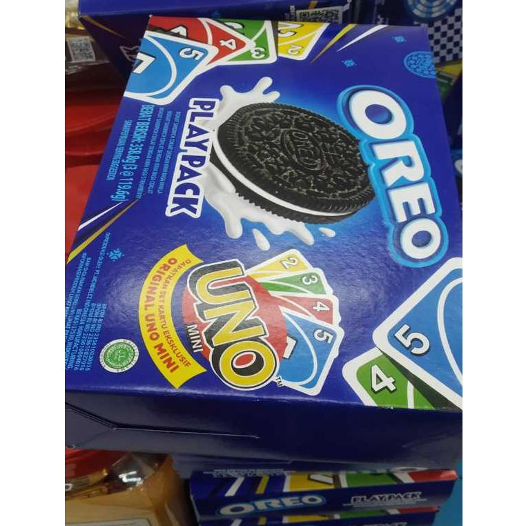 Jual Oreo Sandwich Playpack kartu UNO 3x119gr | Shopee Indonesia